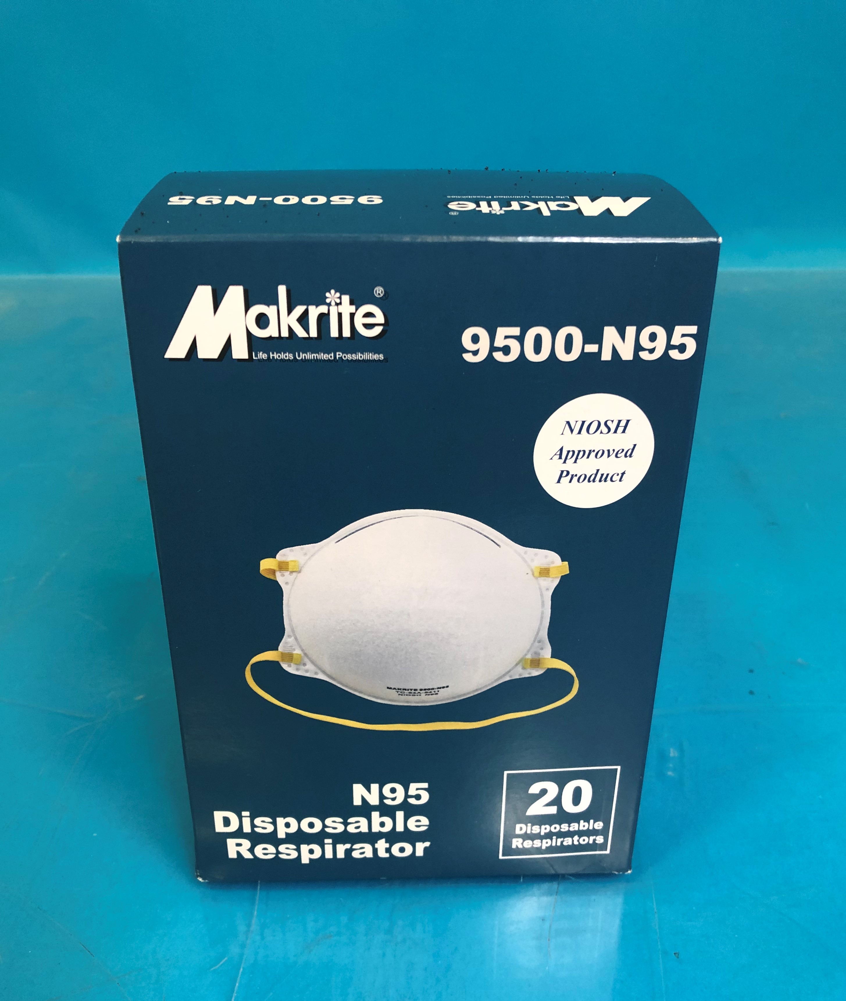 Makrite N95 Respirator 9500 933706 | Used Medical Equipment & PPE Miga ...