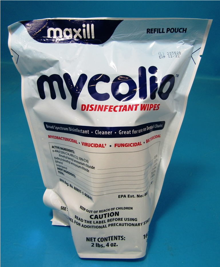 Maxill Surface Disinfecting Wipes Refill Pouch Mycolio 934444 | Used ...