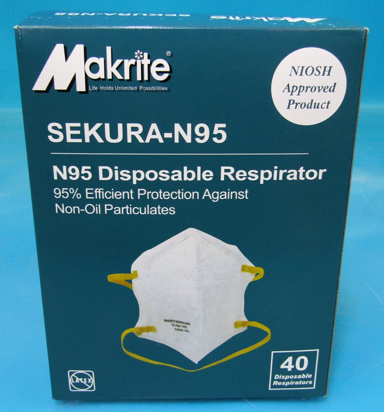 Makrite N95 Respirator Sekura 46727 934800 | Used Medical Equipment ...