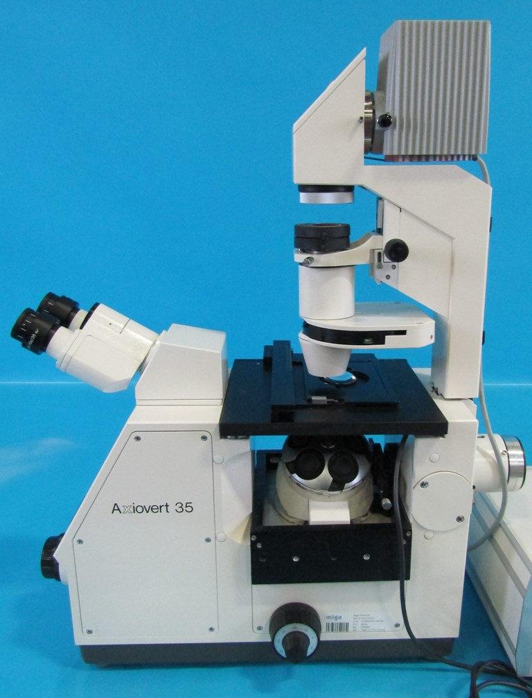 Zeiss Inverted Microscope Axiovert 35 943349 | Used Medical Equipment ...